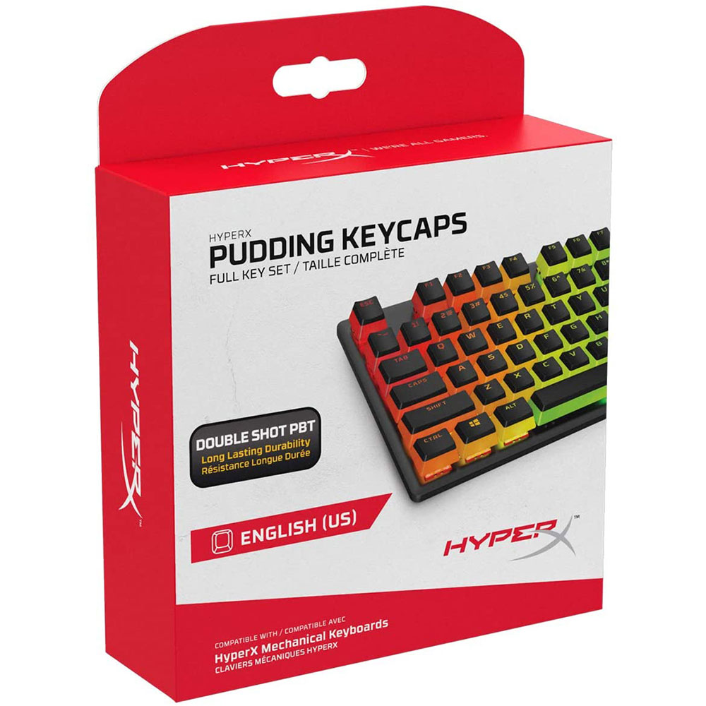 HyperX Pudding Keycaps - Double Shot PBT Keycap Set with Translucent ... HyperX Pudding Keycaps - Double Shot PBT Keycap Set with Translucent ...