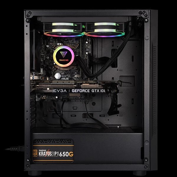 Gamdias Argus E2 Elite ARGB ATX Mid Tower Cabinet Black
