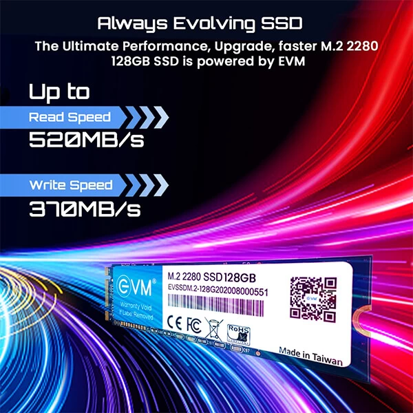 EVM 128GB M.2 Internal SSD | PC Studio