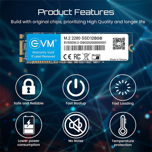 EVM 128GB M.2 Internal SSD | PC Studio