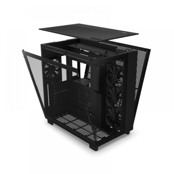 Nzxt H9 Flow Atx Mid Tower Cabinet Black | PC Studio
