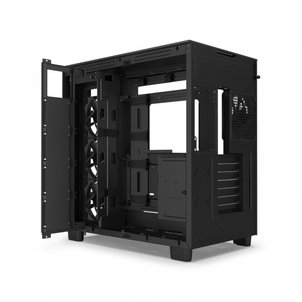 Nzxt H9 Flow Atx Mid Tower Cabinet Black | PC Studio