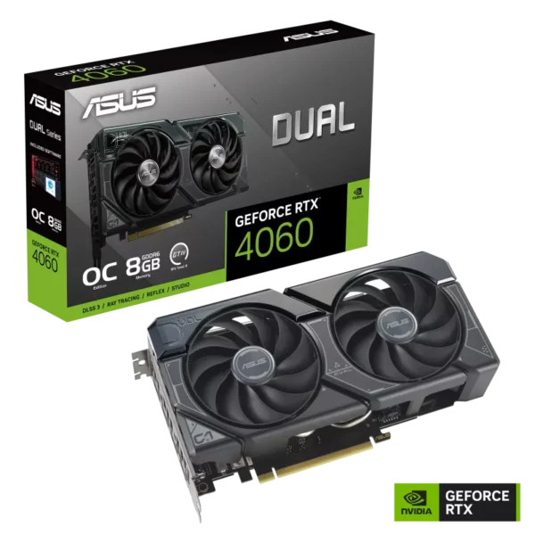 ASUS Dual GeForce RTX 4060 OC Edition 8GB GDDR6