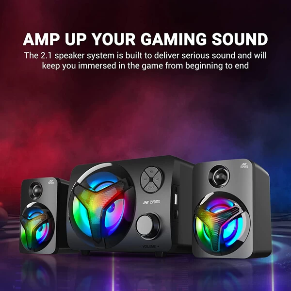 Ant Esports GS350 Pro Led Lighting Stereo Gaming Speaker