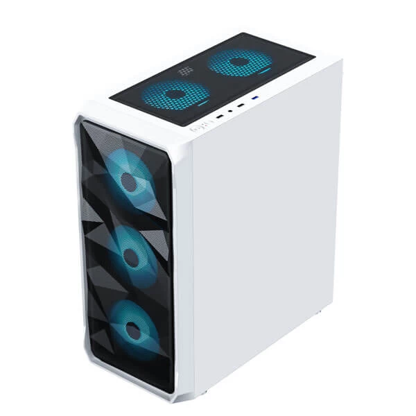 Ant Esports Ice-112 Auto Rgb Atx Mid Tower Cabinet White