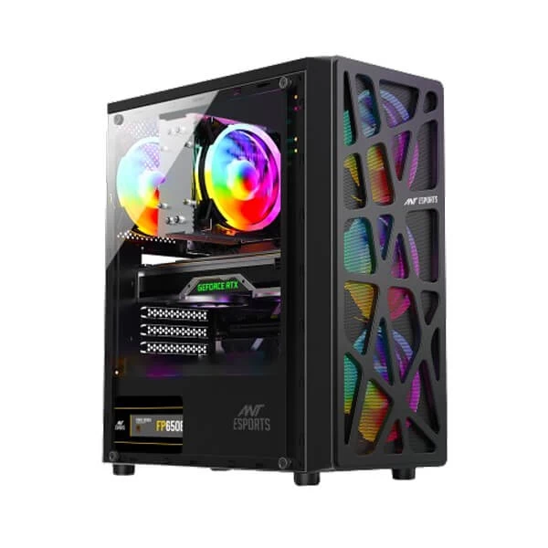 Ant Esports Elite 1100 Atx Mid Tower Cabinet Black