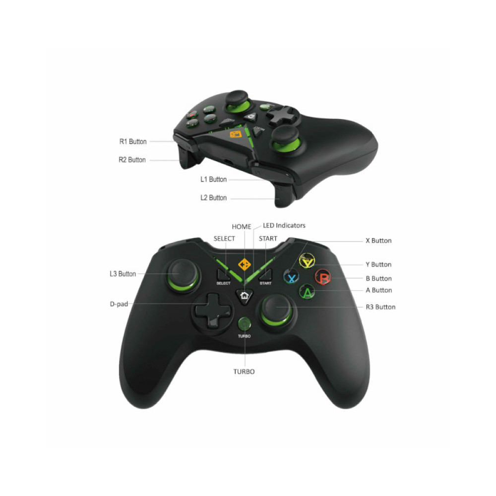 Cosmic Byte C3070W Nebula 2.4G Wireless Gamepad | PC Studio