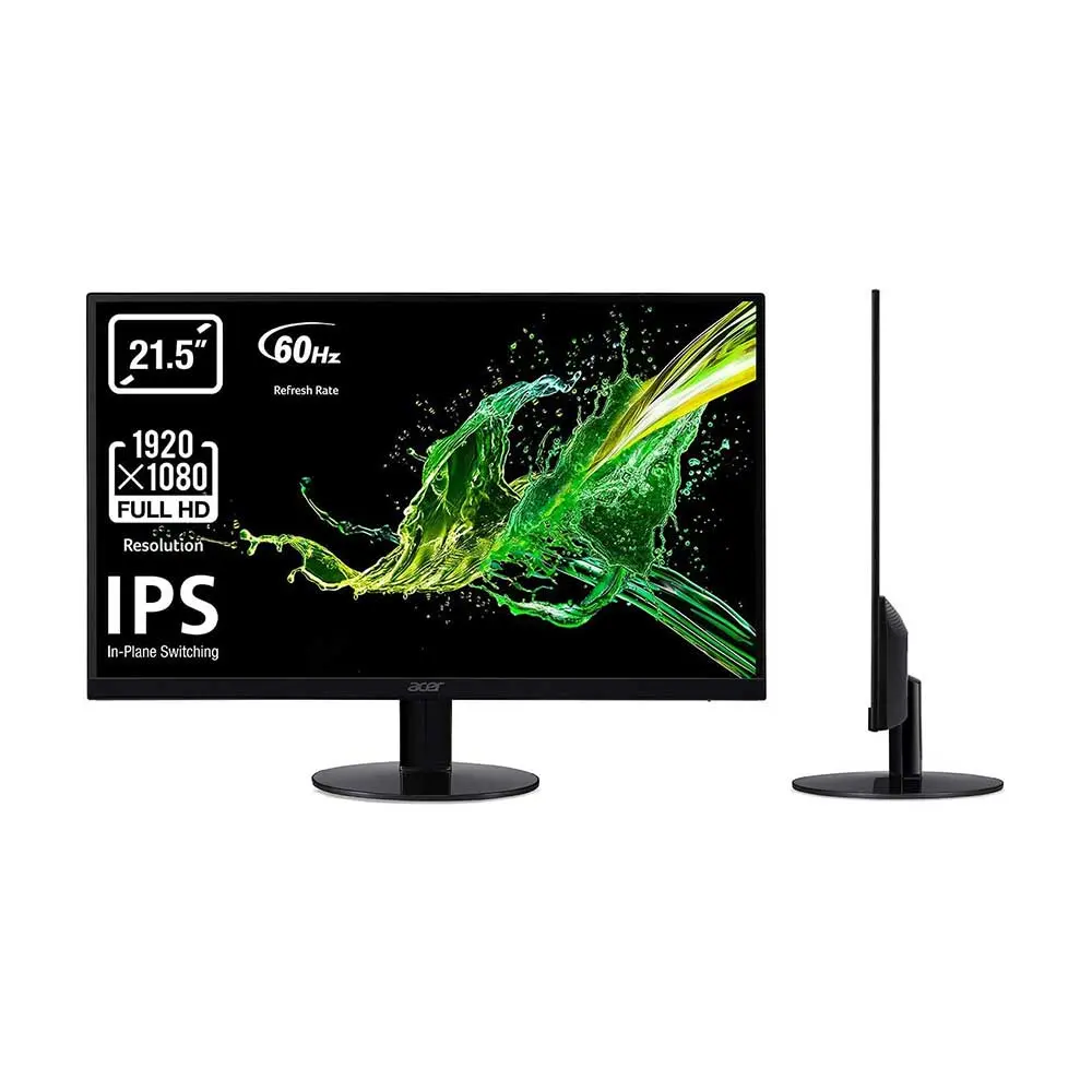 Acer SA220Q 22 Inch Full HD Ips Ultra Slim Frameless Monitor
