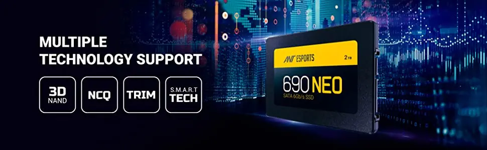 Ant Esports 690 Neo 2Tb Sata Internal Ssd | PC Studio