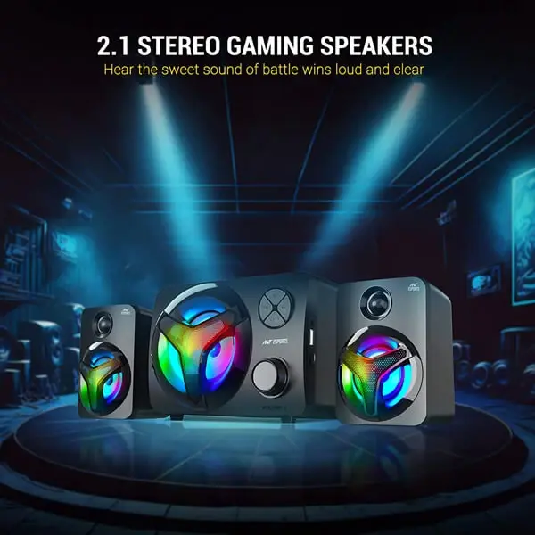 Ant Esports GS350 Pro Led Lighting Stereo Gaming Speaker