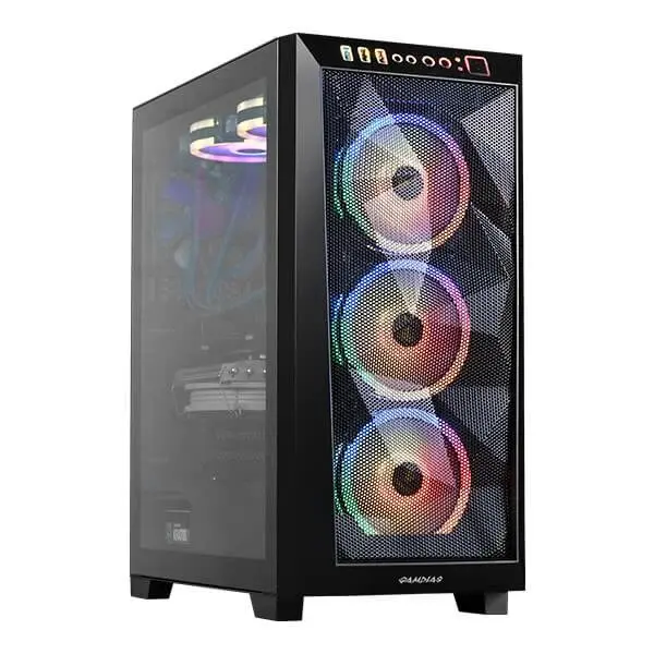 Gamdias Athena M1 Elite Argb Mid Tower Cabinet (Black) (Athena-M1-Elite)