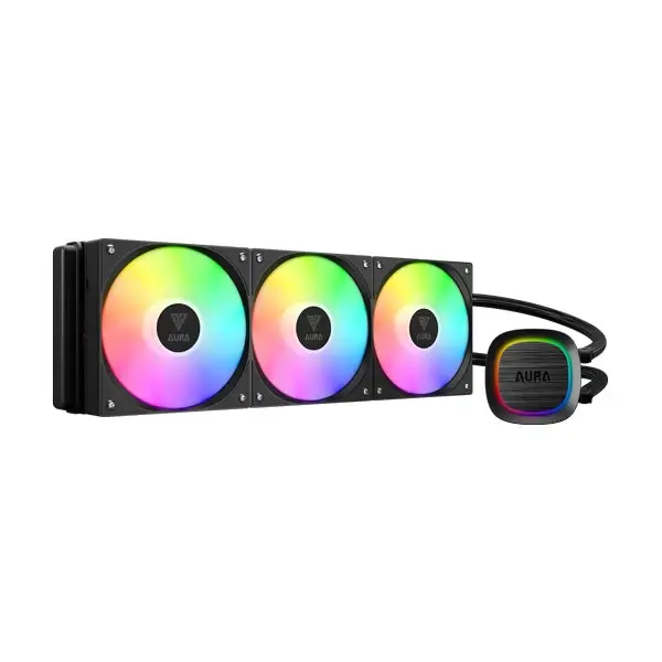 Gamdias Aura GL360 V2 Argb 360mm Cpu Liquid Cooler Black