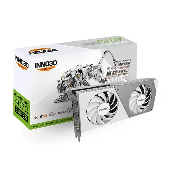Inno3D Rtx 4070 Super Twin X2 Oc White 12Gb Graphics Card
