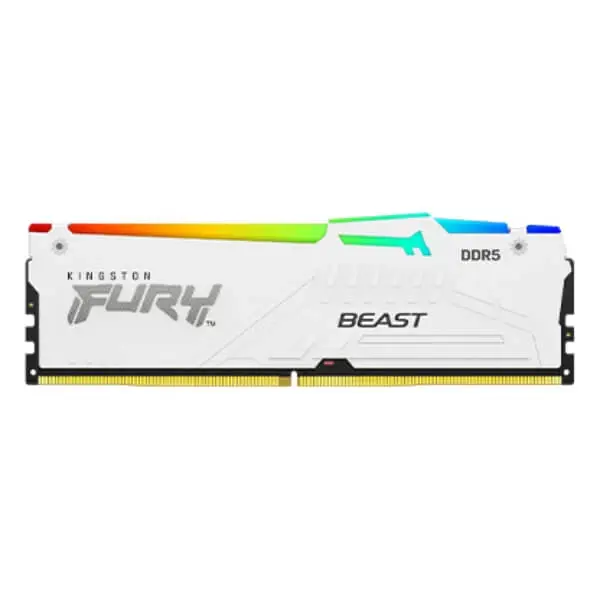 Kingston Fury Beast RGB Expo 16Gb DDR5 5200Mhz Ram White