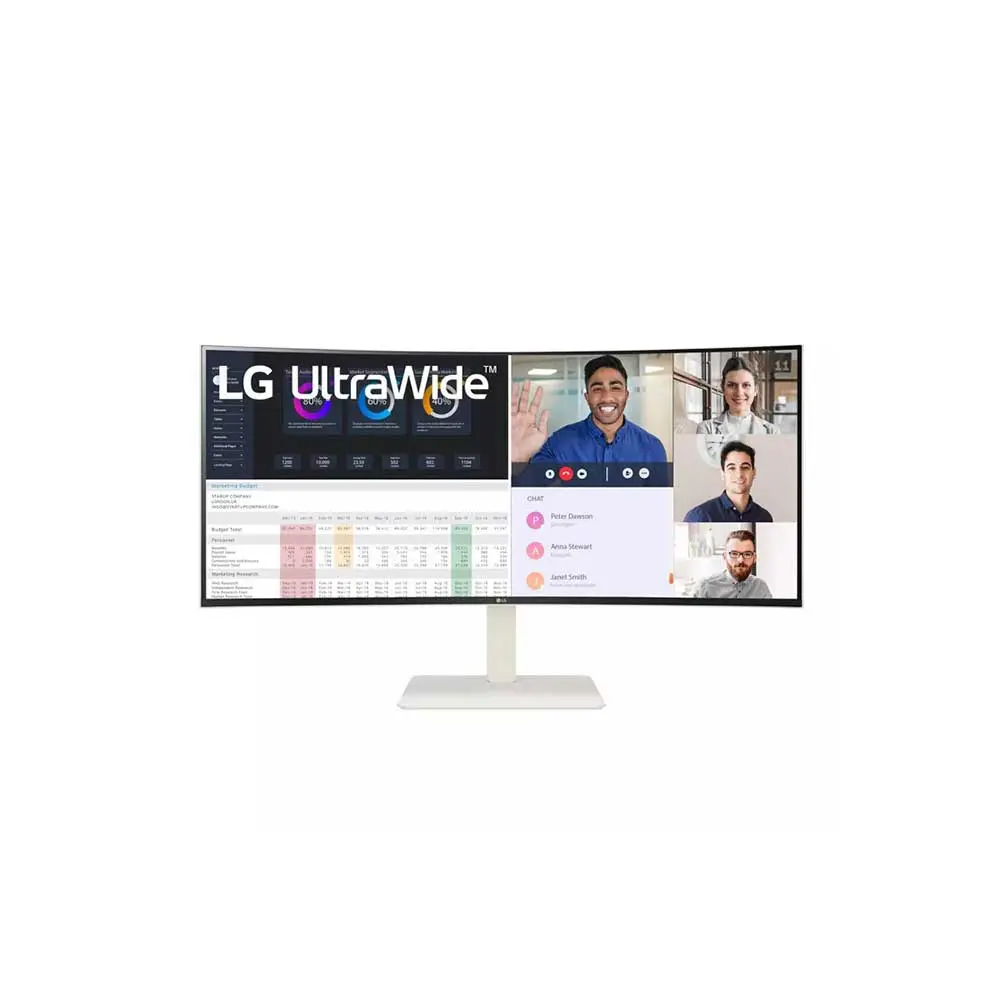 LG 38WR85QC-W 38 Inch WQHD Nano IPS Curved Gaming Monitor