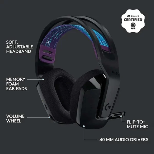 Logitech G535 Lightspeed Wireless Gaming Headset | PC Studio