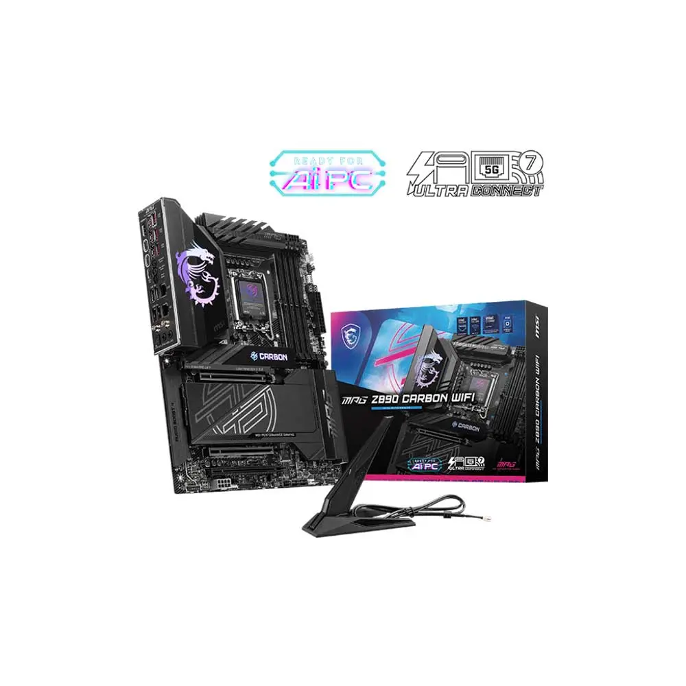 Msi MPG Z890 Carbon WiFi LGA1851 ATX Motherboard | PC Studio