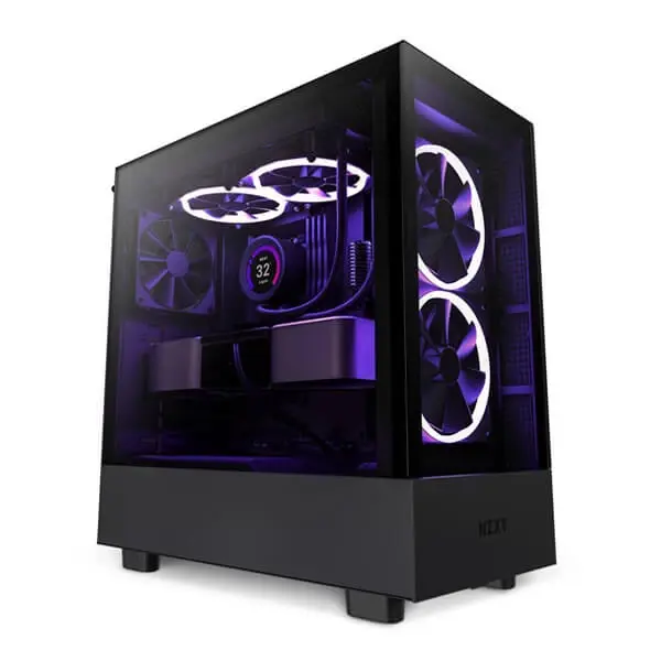 Nzxt H5 Elite E-Atx Mid Tower Cabinet Black | PC Studio