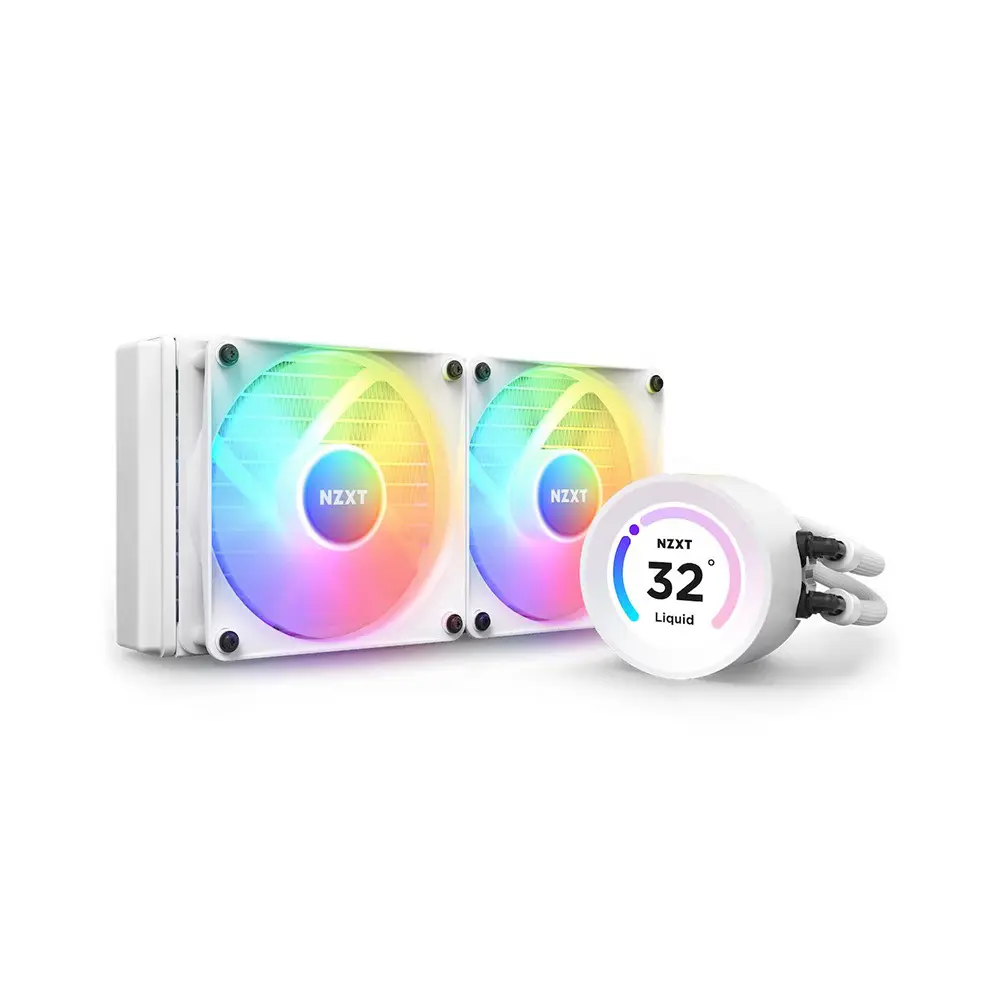 Nzxt Kraken Elite 240mm Rgb Aio Liquid Cooler Matte White