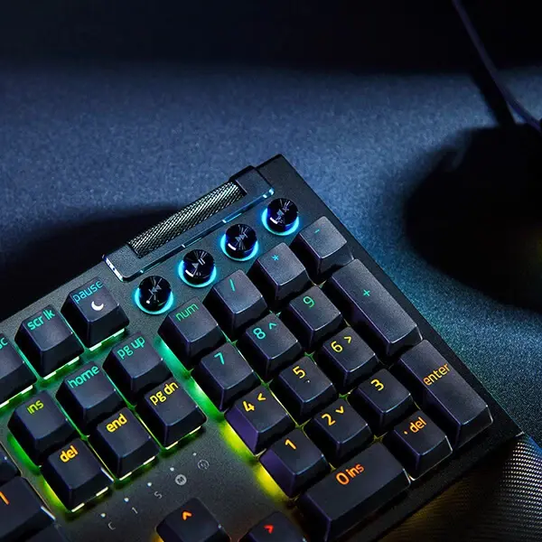 Razer Blackwidow V4 Mechanical Keyboard Yellow Switches