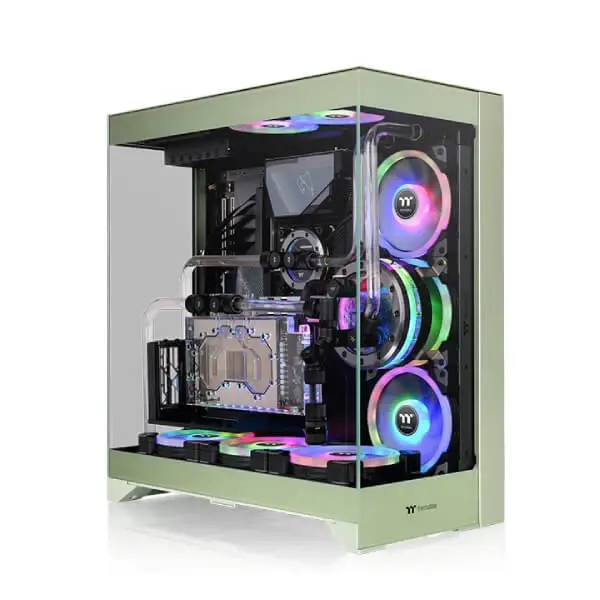 Thermaltake CTE E550 TG E-ATX Mid Tower Cabinet Matcha Green