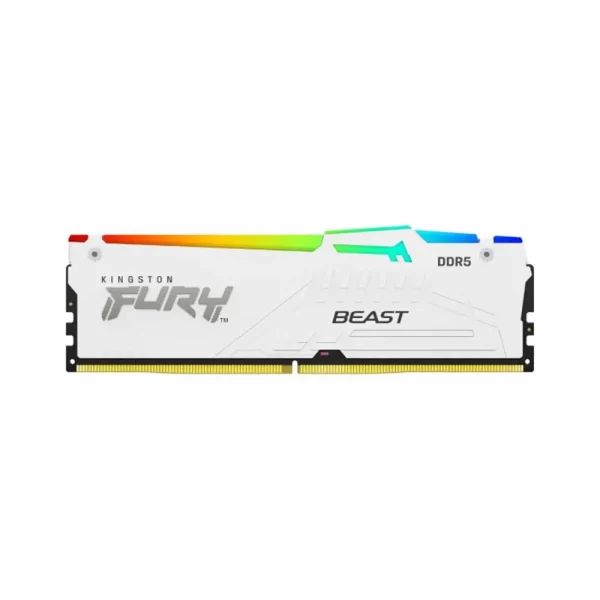 Kingston Fury Beast RGB XMP 16Gb DDR5 6000Mhz RAM White