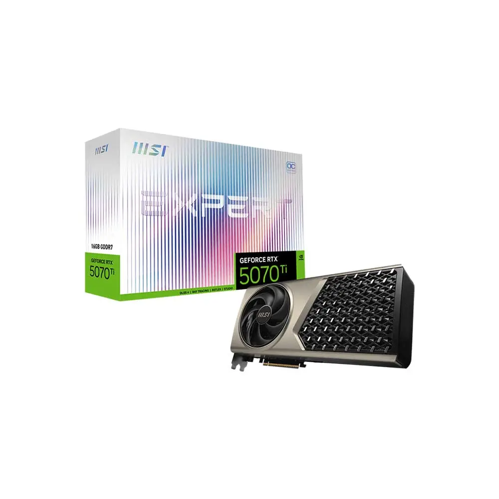 MSI RTX 5070 Ti 16GB Expert OC Graphics Card | PC Studio
