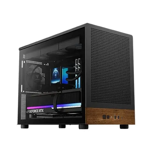 Gamdias Athena M4M Wood M-ATX Mini Tower Cabinet | PC Studio
