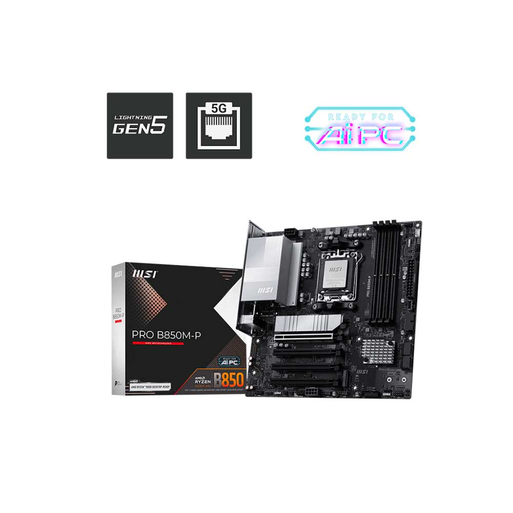 MSI PRO B850M-P AM5 ATX Motherboard | PC Studio